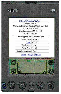 From your PalmOS PDA or Phone